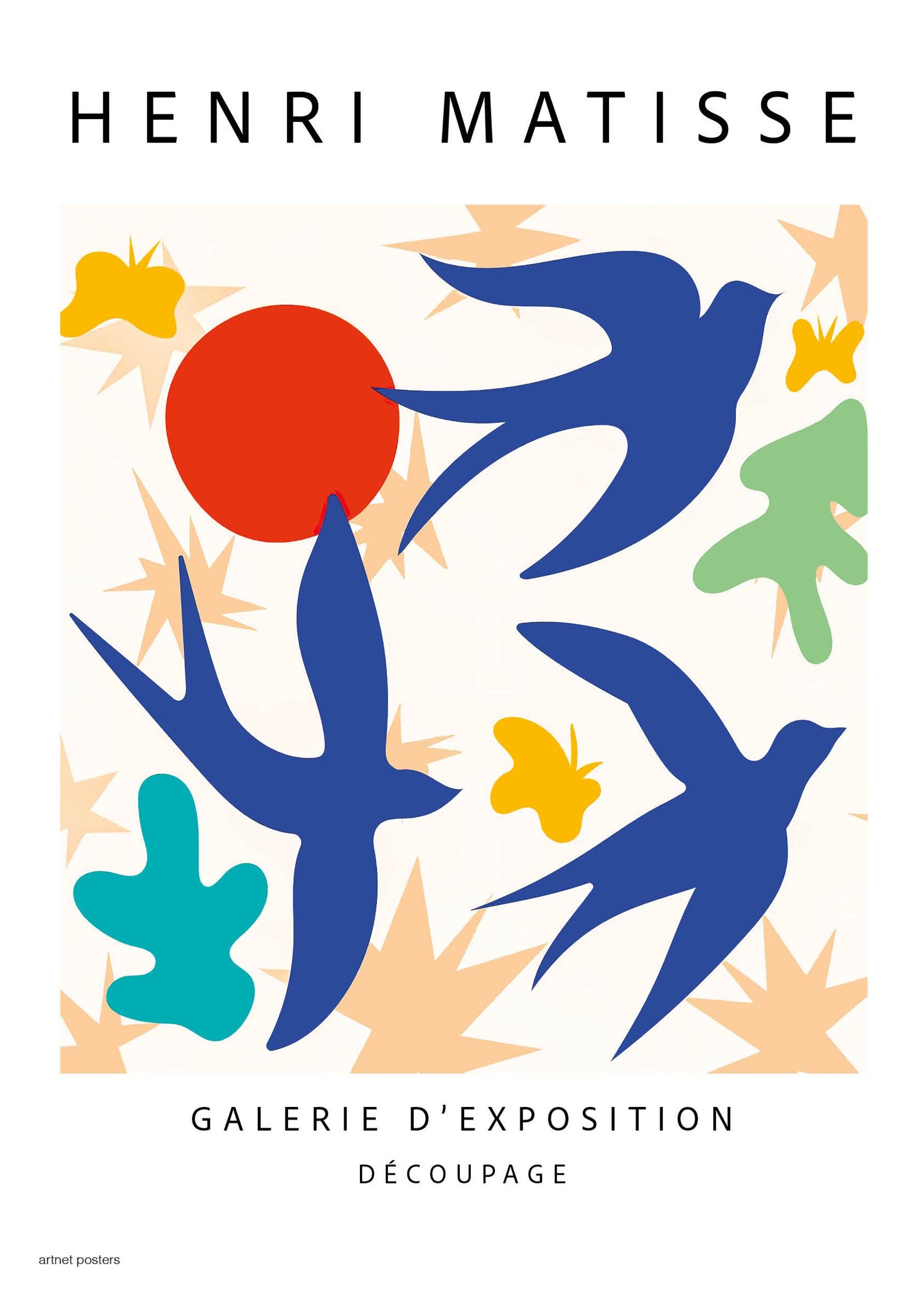 Henri Matisse - Swallows - Artnet Posters
